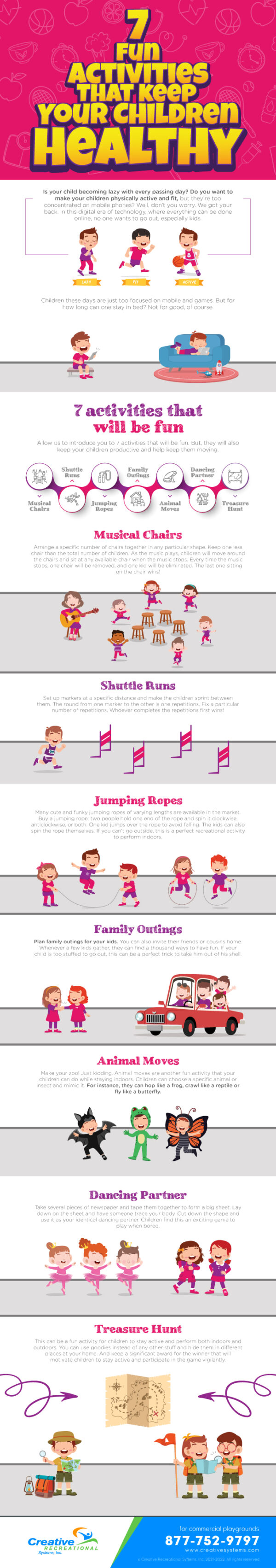 Fun Activities to Keep Your Children Healthy | Creative Recreational ...