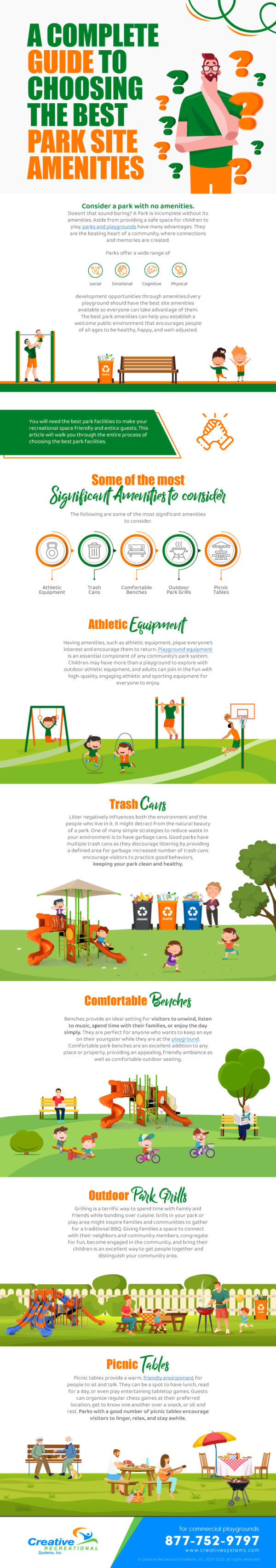 How to Choose the Best Park Site Amenities? | Creative Recreational ...