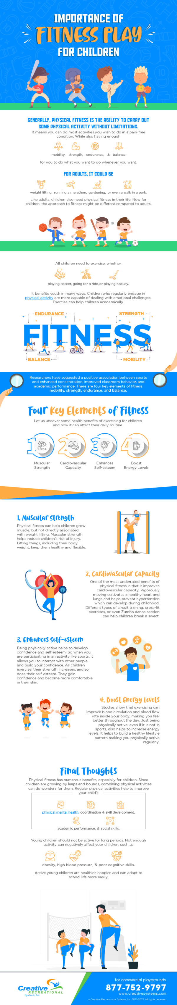 Importance of Fitness Day for Children | Creative Recreational Systems, Inc
